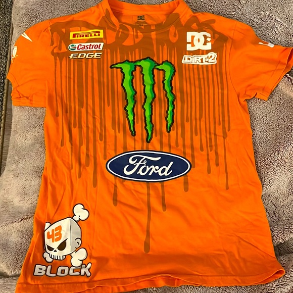 DC | Shirts | Rare Dc Vintage Racing Block 43 Monster Energy Shirt ...